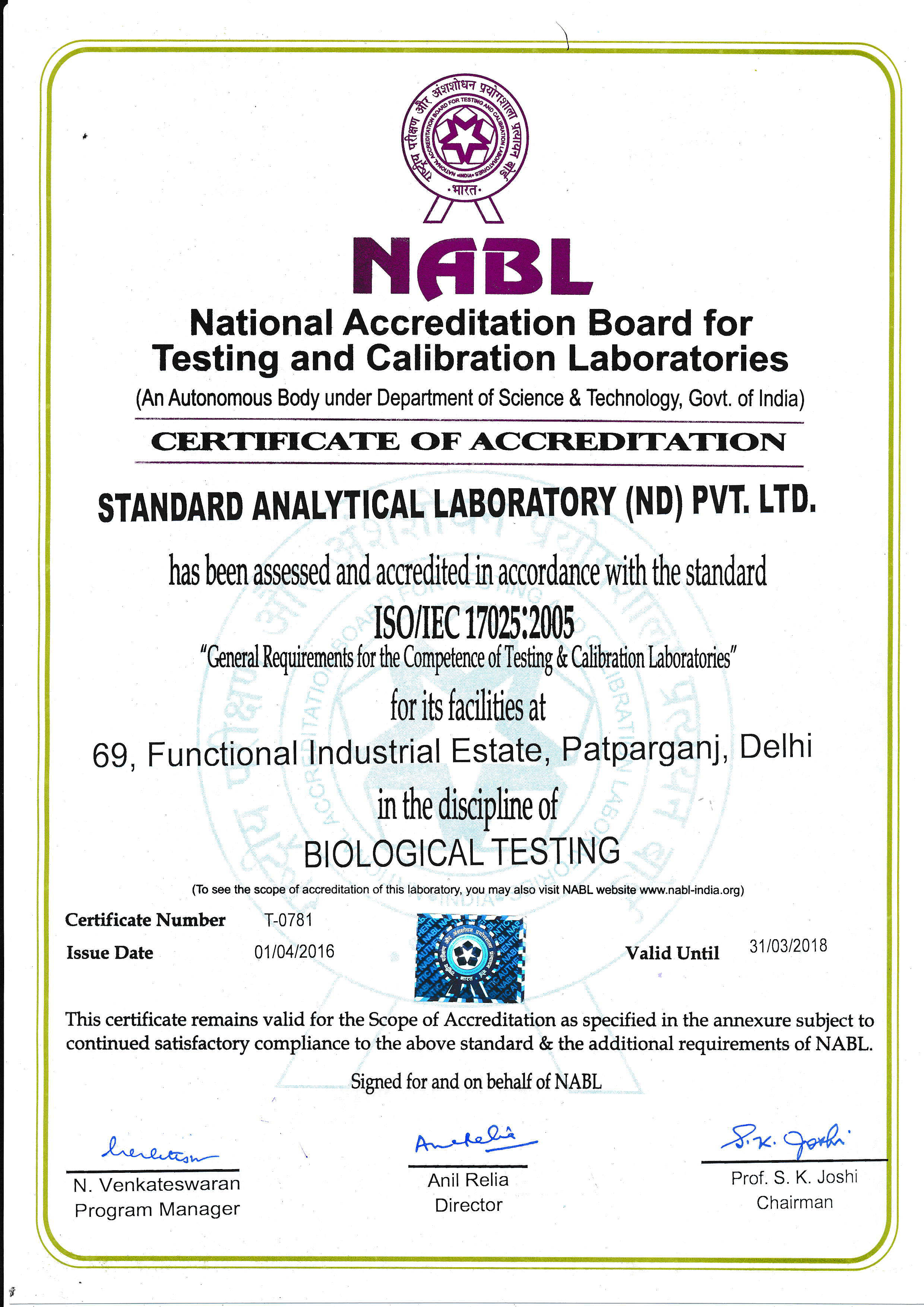 Testing Lab